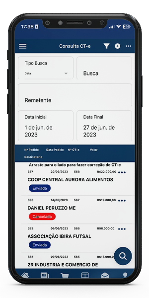 Sistema para CT-e - Gmobile